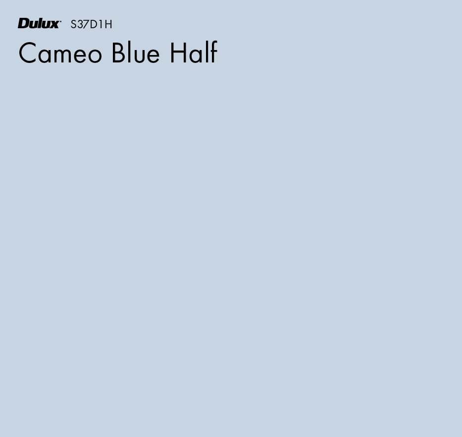 Cameo Blue Half by Dulux | Style Sourcebook