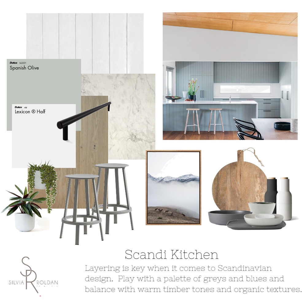 Kitchen Interior Design Mood Board by Silvia Roldan Interiors | Style Sourcebook