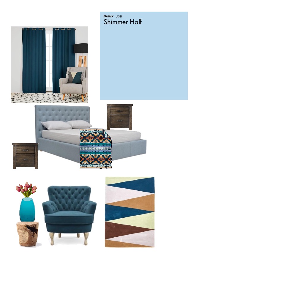Blue inspiration Interior Design Mood Board by rabieg | Style Sourcebook