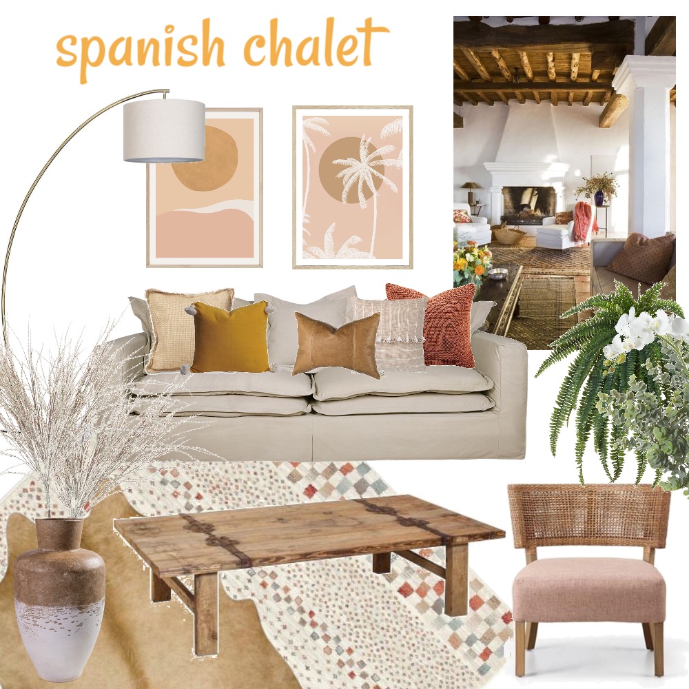 Spanish Chalet Interior Design Mood Board by Taylah O'Brien | Style ...