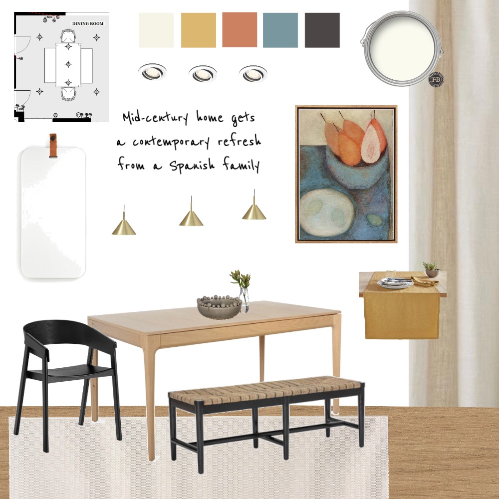 module9/dining room Interior Design Mood Board by Reka Fabian | Style ...
