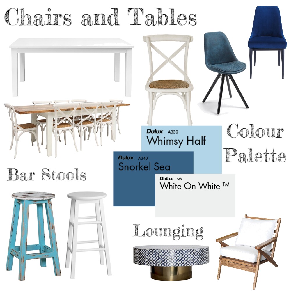 Chairs and Table Interior Design Mood Board by jords3 | Style Sourcebook