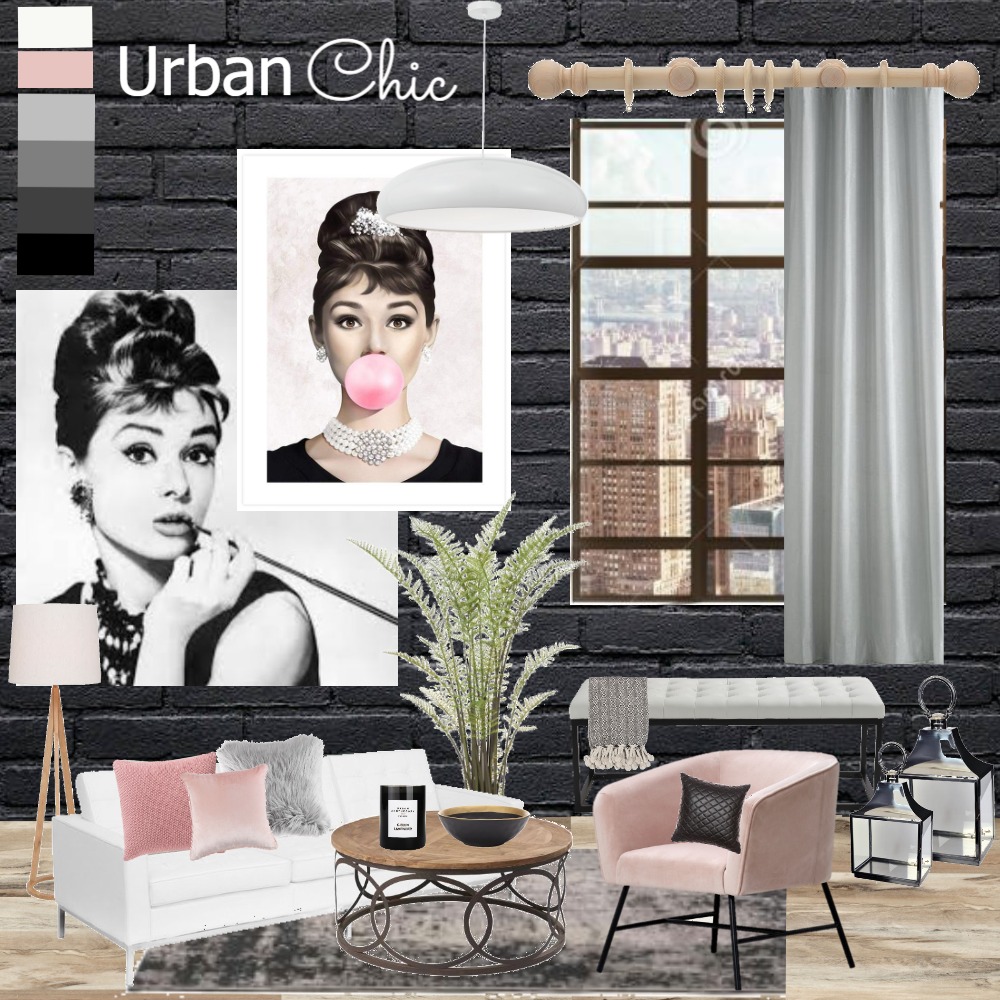 Urban Chic MoodBoard Interior Design Mood Board by sibelemirali | Style ...