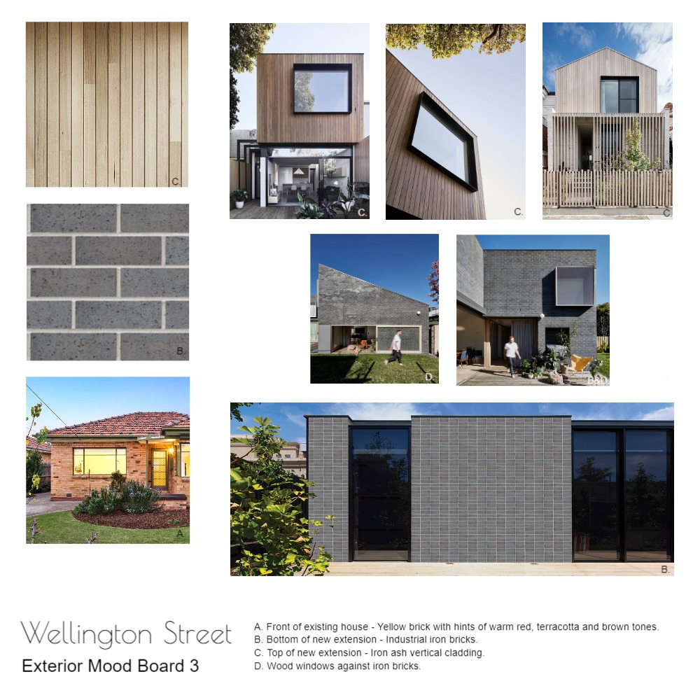 Wellington External Materials Board 3 Interior Design Mood Board by AD ...