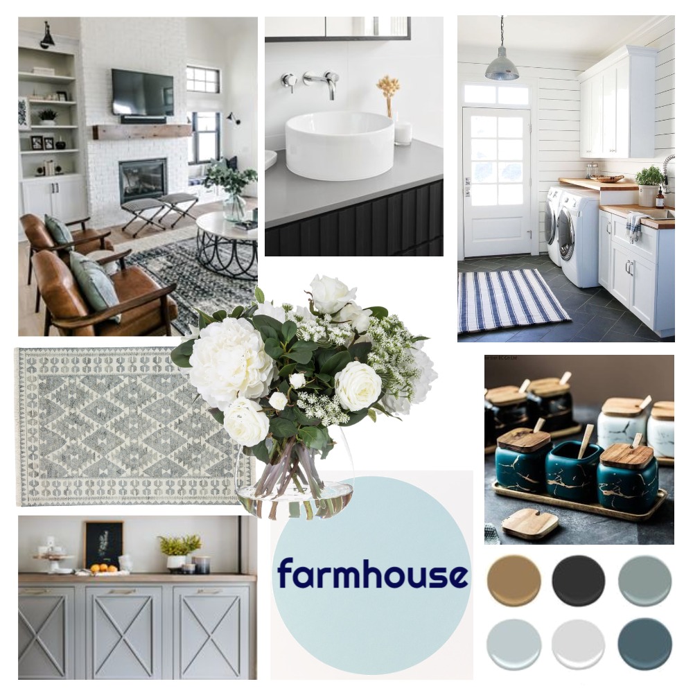 farmhouse Interior Design Mood Board by Phuong Ngo | Style Sourcebook