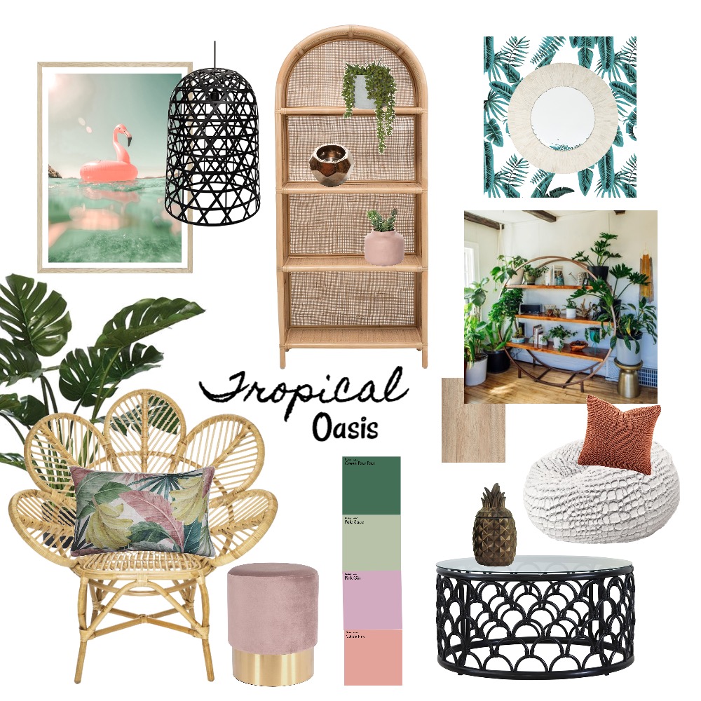 Tropical mood board Interior Design Mood Board by nicolatrippick ...