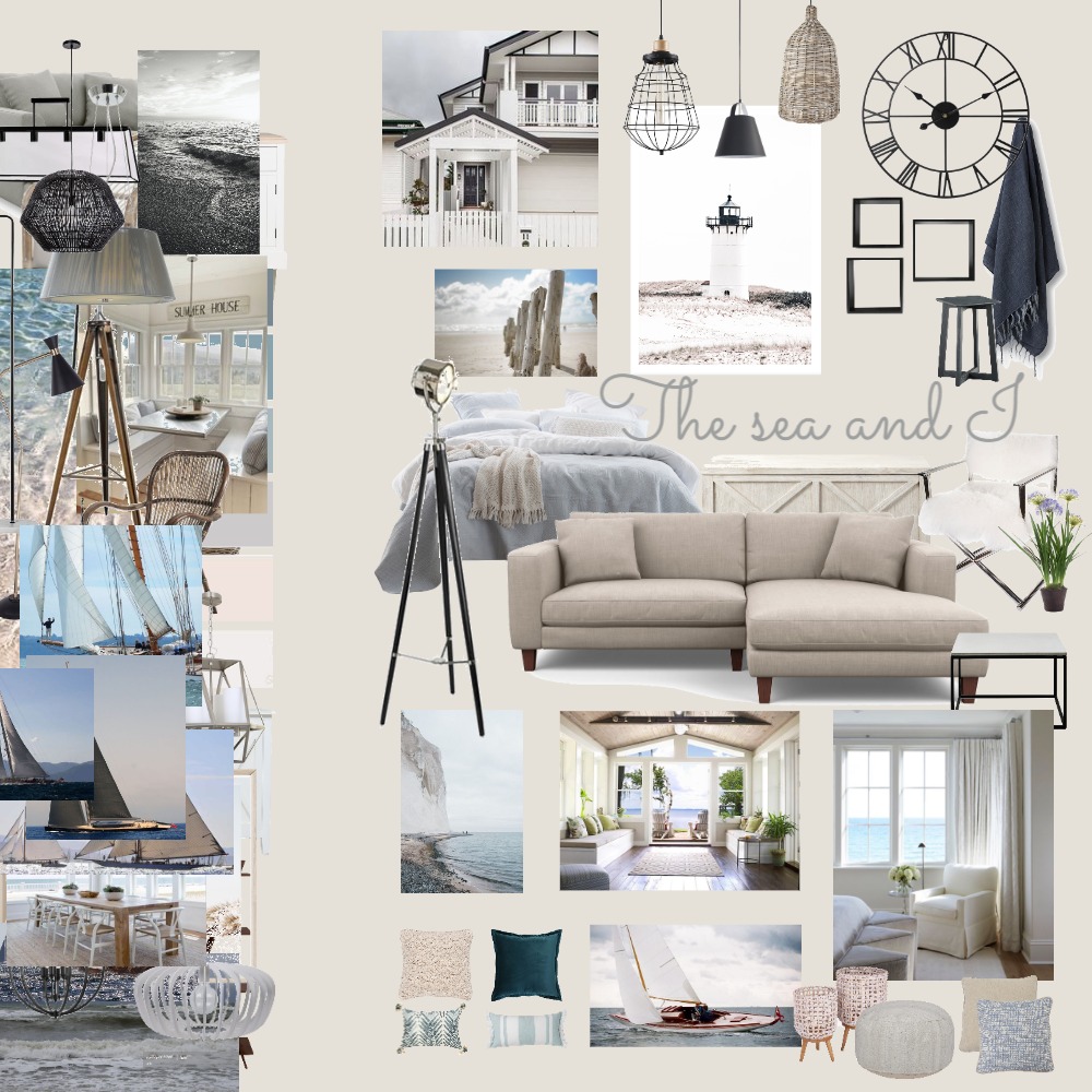 The sea and I Interior Design Mood Board by Veerle | Style Sourcebook