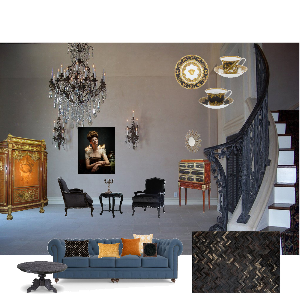 Baroque Furniture Moodboard lesson 7 Interior Design Mood Board by ...