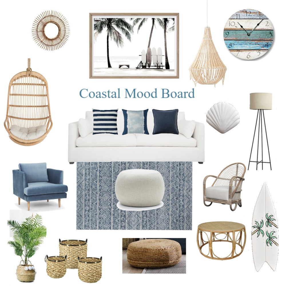 Coastal mood board Interior Design Mood Board by MONIKA RANI | Style ...