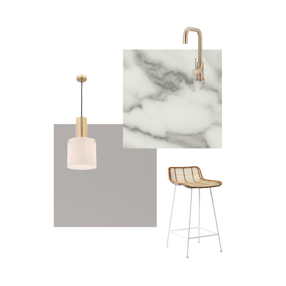 Grey and Marble Kitchen Interior Design Mood Board by Mel | Style ...